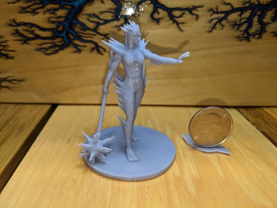 Auril Second Form Miniature for Dungeons and Dragons DnD | Etsy