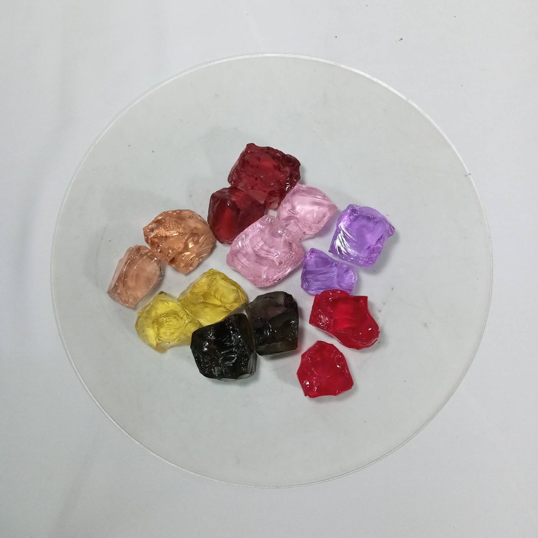 500 Grams 14 Pcs Beautiful Mix Colors Andara Crystals Rough - Etsy