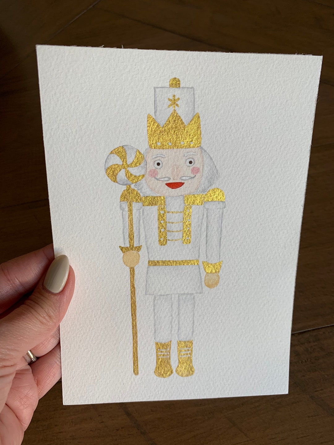 Nutcracker Watercolor Painting - Etsy