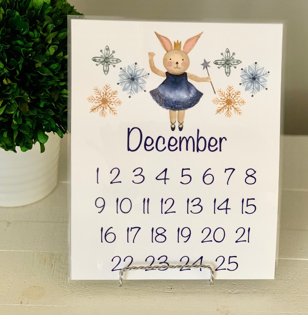 Christmas December Calendar - Etsy