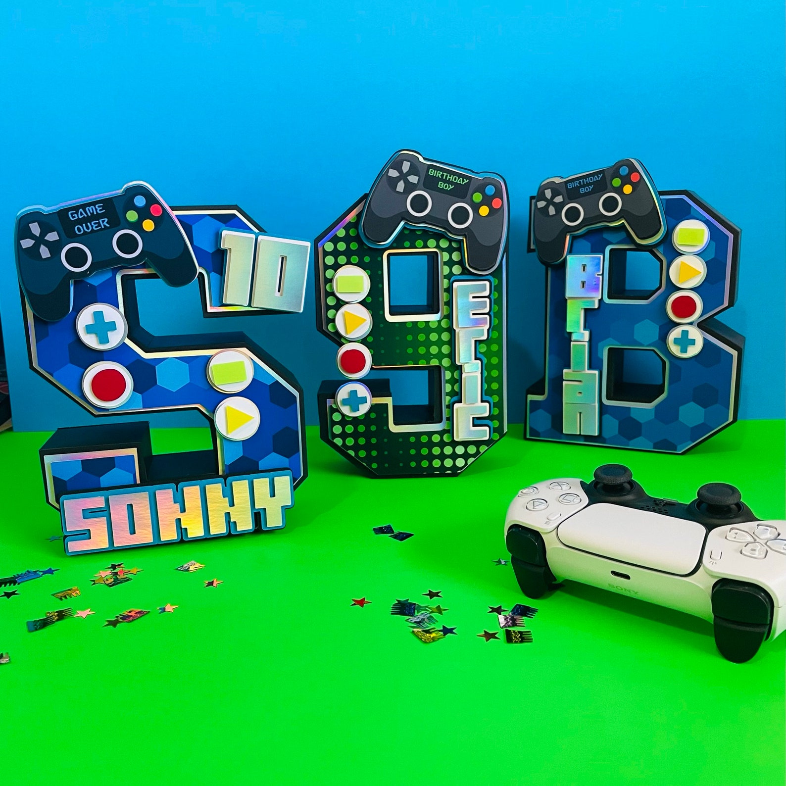 Gamer Party Decor Play Station Party Decor Gamer Birthday - Etsy
