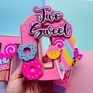 Candyland Party Decor, Candyland 3d Letters, Two Sweet Party Decor, Two ...