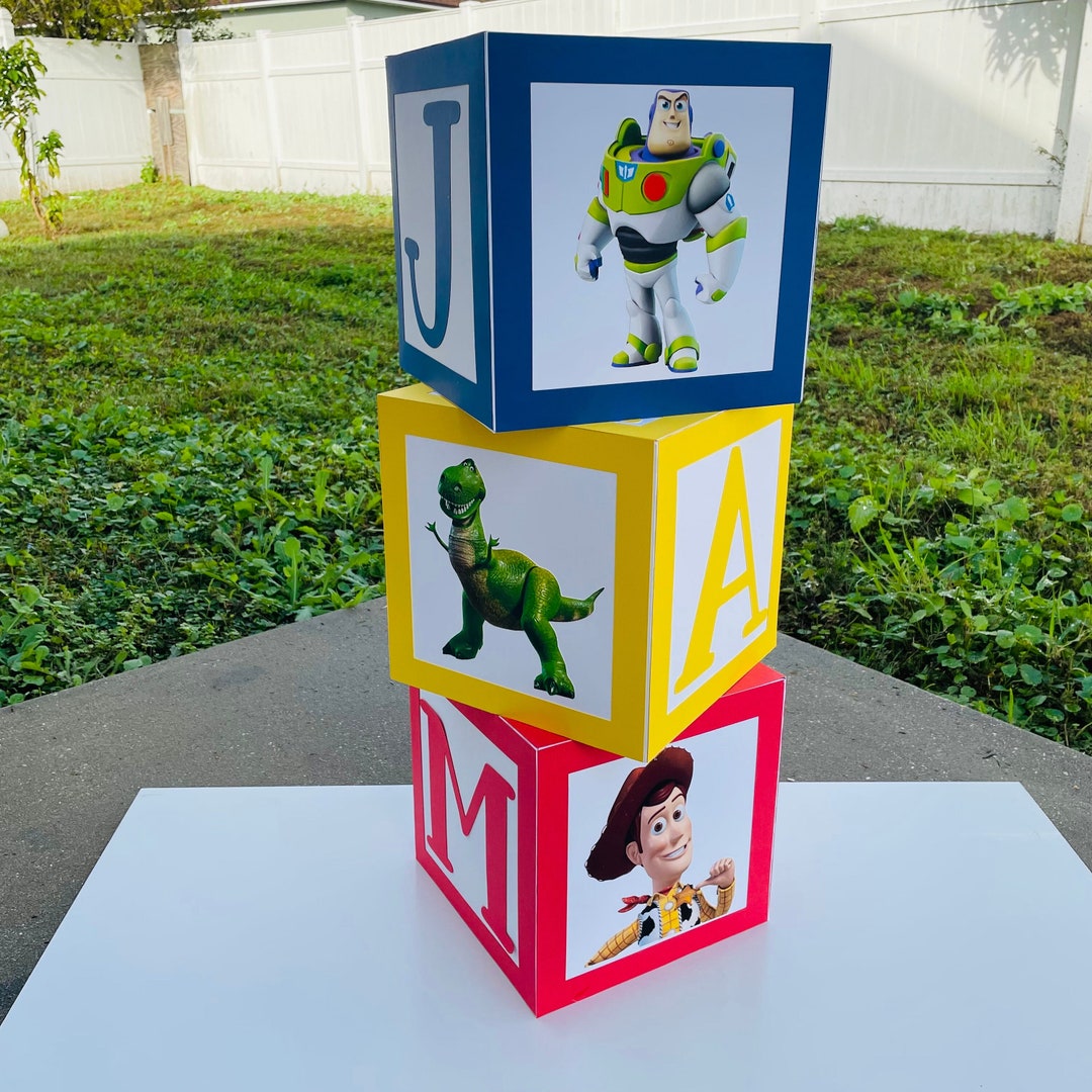 ABC Blocks, Abc Toy Story Blocks, Toy Story Blocks, Toy Story Party ...