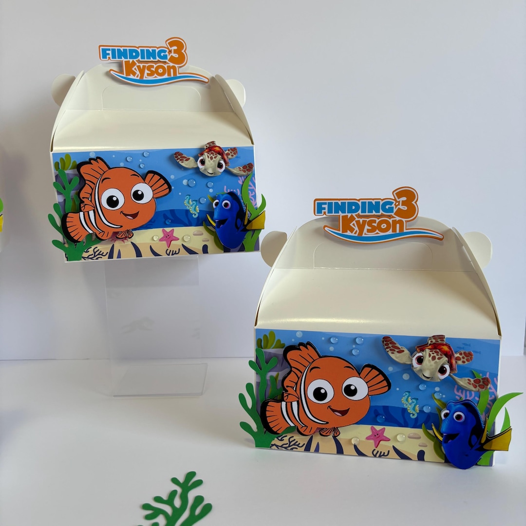 Finding Nemo Party Favor Boxes: Custom Birthday Decor - Etsy