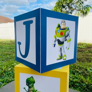 Toy Story ABC Blocks: Party Decor, Birthday Decor (unassembled) - Etsy