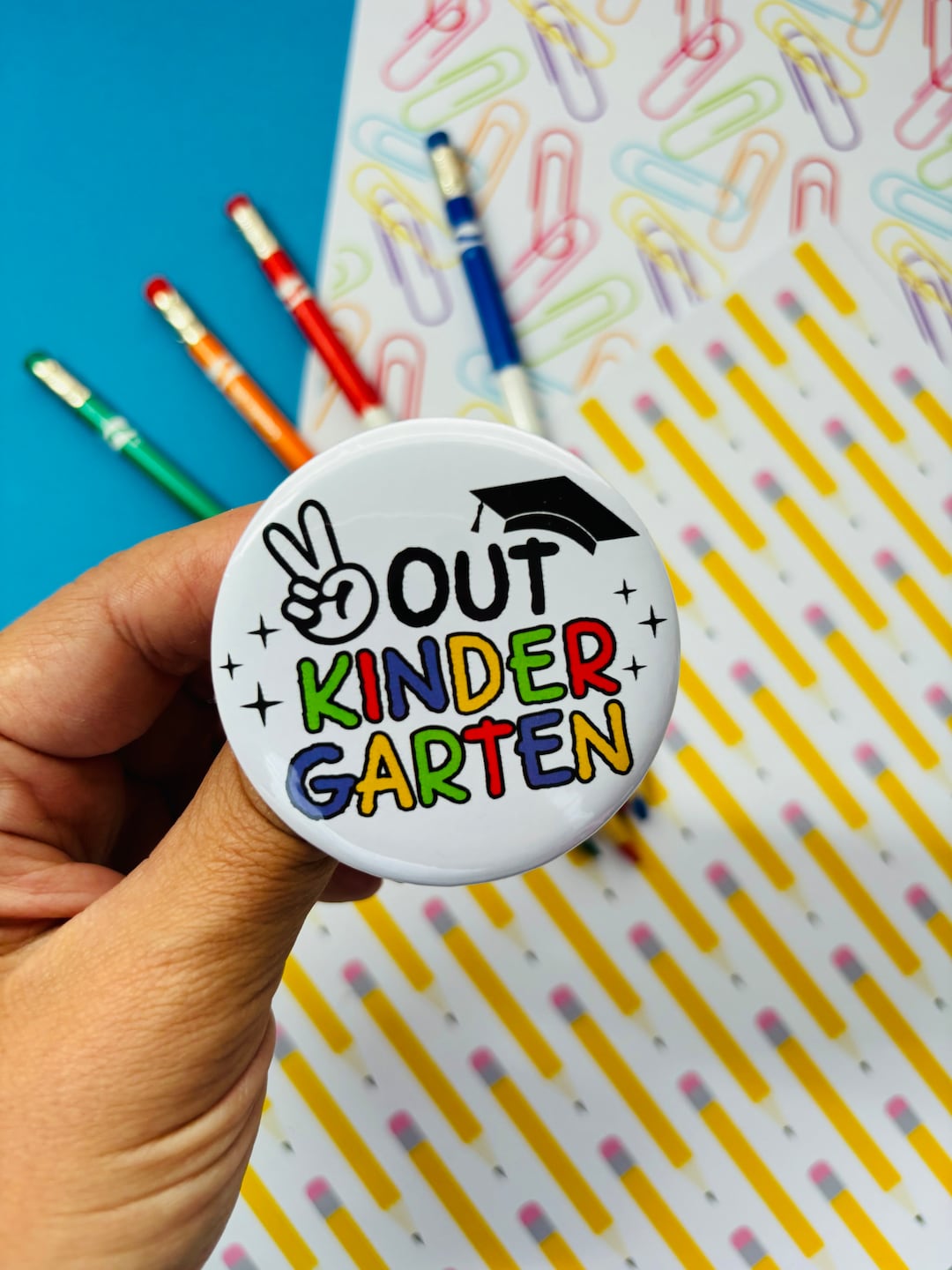 Kindergarten Graduation Button: Custom Photo Keepsake - Etsy