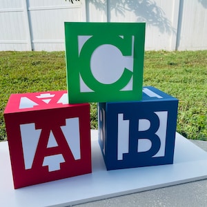 Alphabet Blocks Inspired Toy Story Blocks Toy Birthday - Etsy