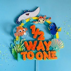 Finding Nemo Cake Topper, Finding Nemo Party Decor, Finding Nemo ...