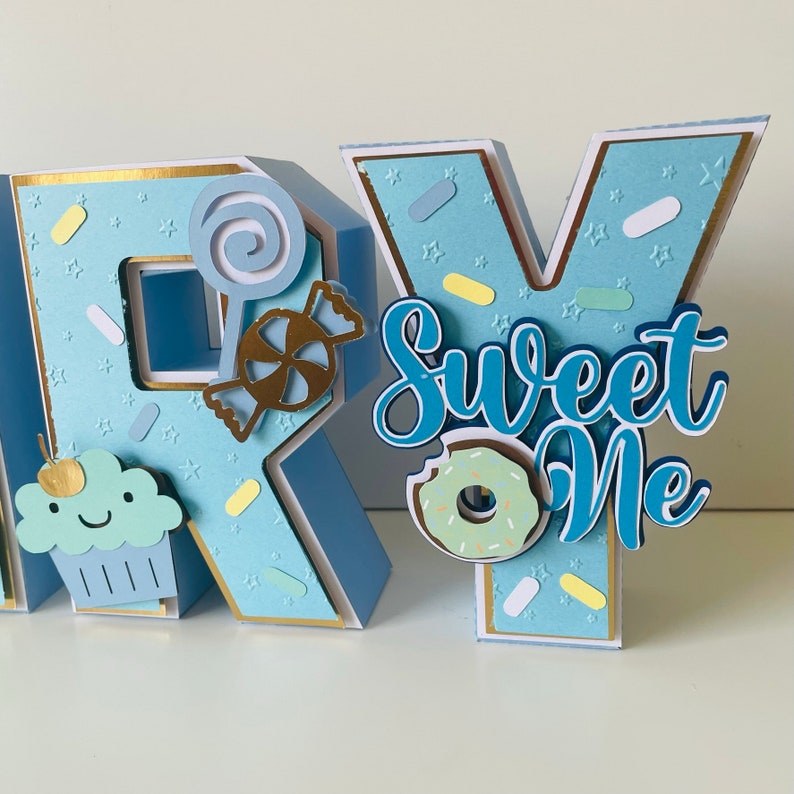 Candyland Party Decor Candyland 3d Letters Candyland for - Etsy