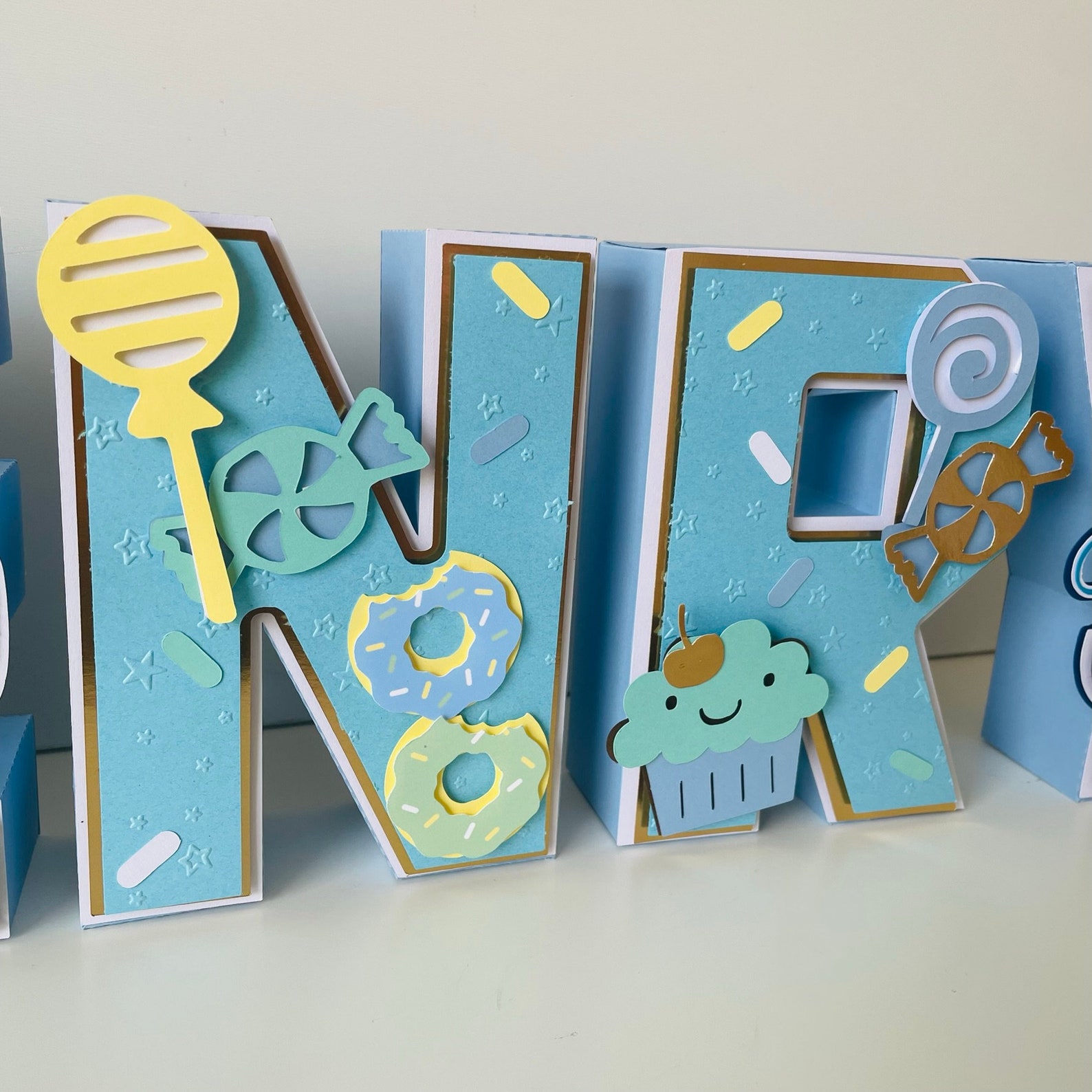 Candyland Party Decor Candyland 3d Letters Candyland for - Etsy