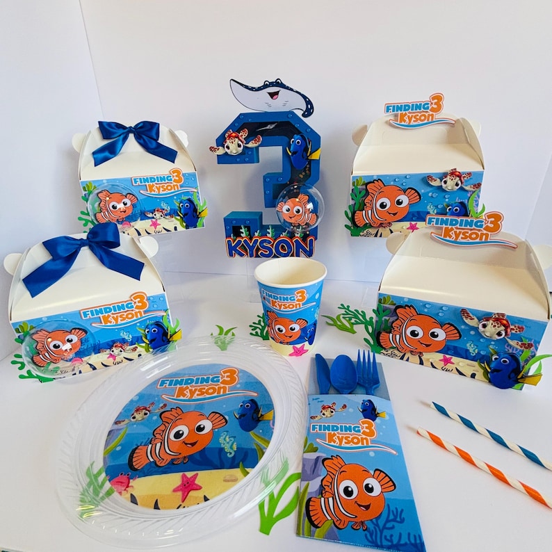 Finding Nemo Gable Box: Custom Birthday Party Favor - Etsy