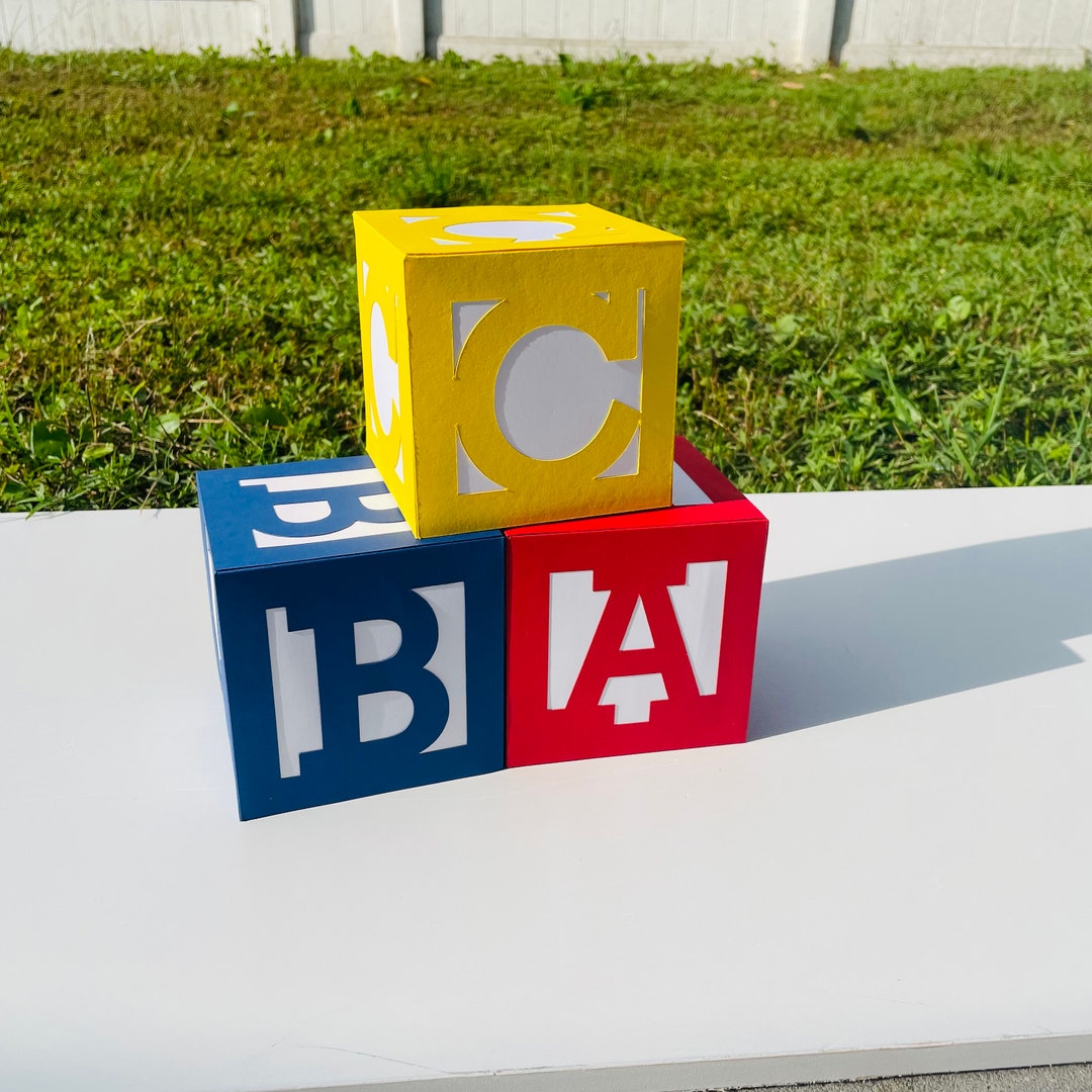 Alphabet Blocks Inspired Toy Story Blocks Toy Birthday - Etsy