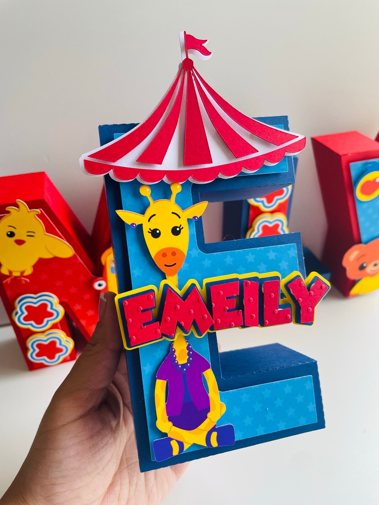 Plim Plim Party Decor Plim Plim 3D Letters Plim Plim - Etsy Canada