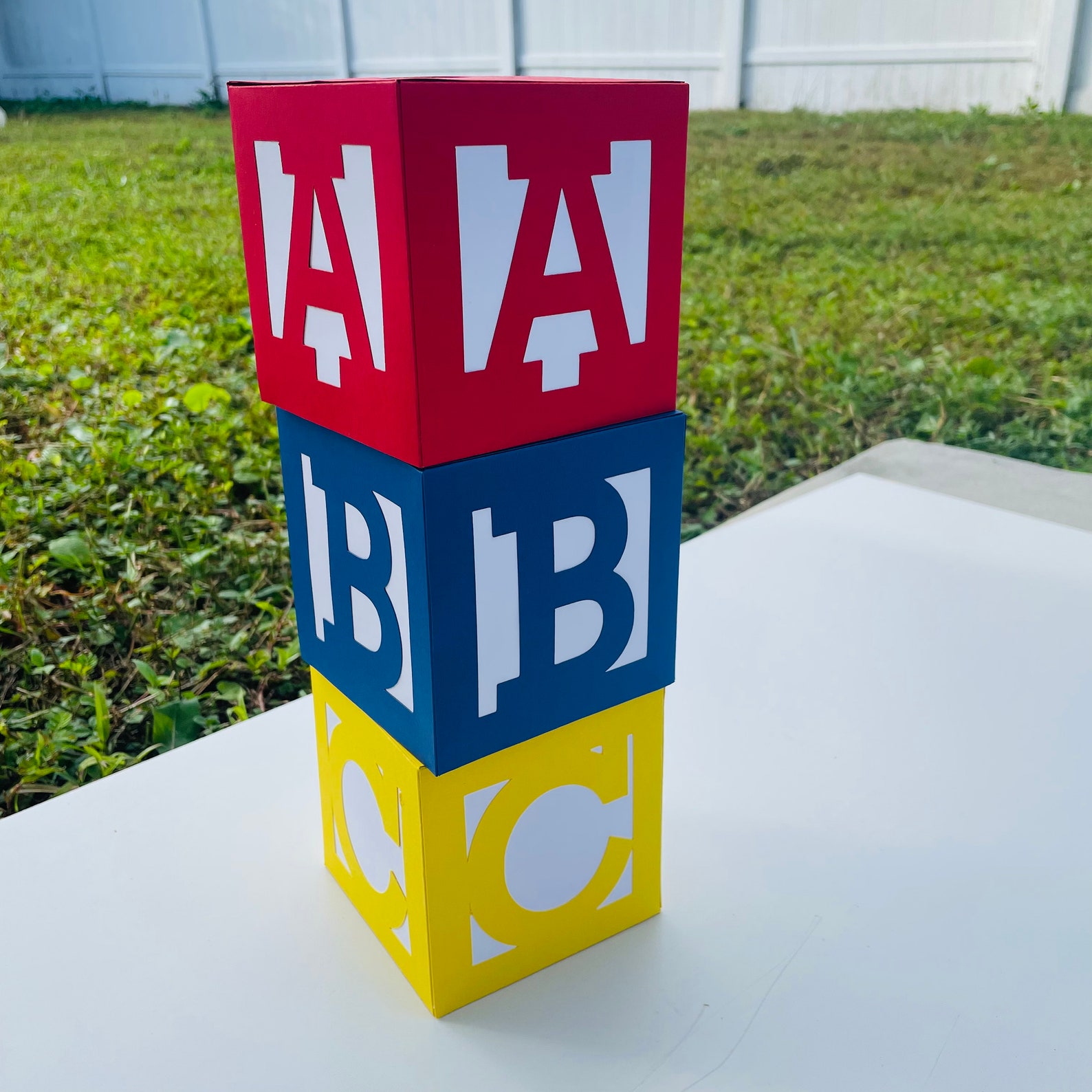 Alphabet Blocks Inspired Toy Story Blocks Toy Birthday - Etsy