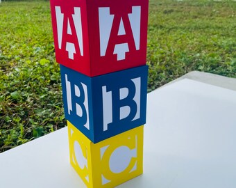 Toy Story Abc Blocks - Etsy