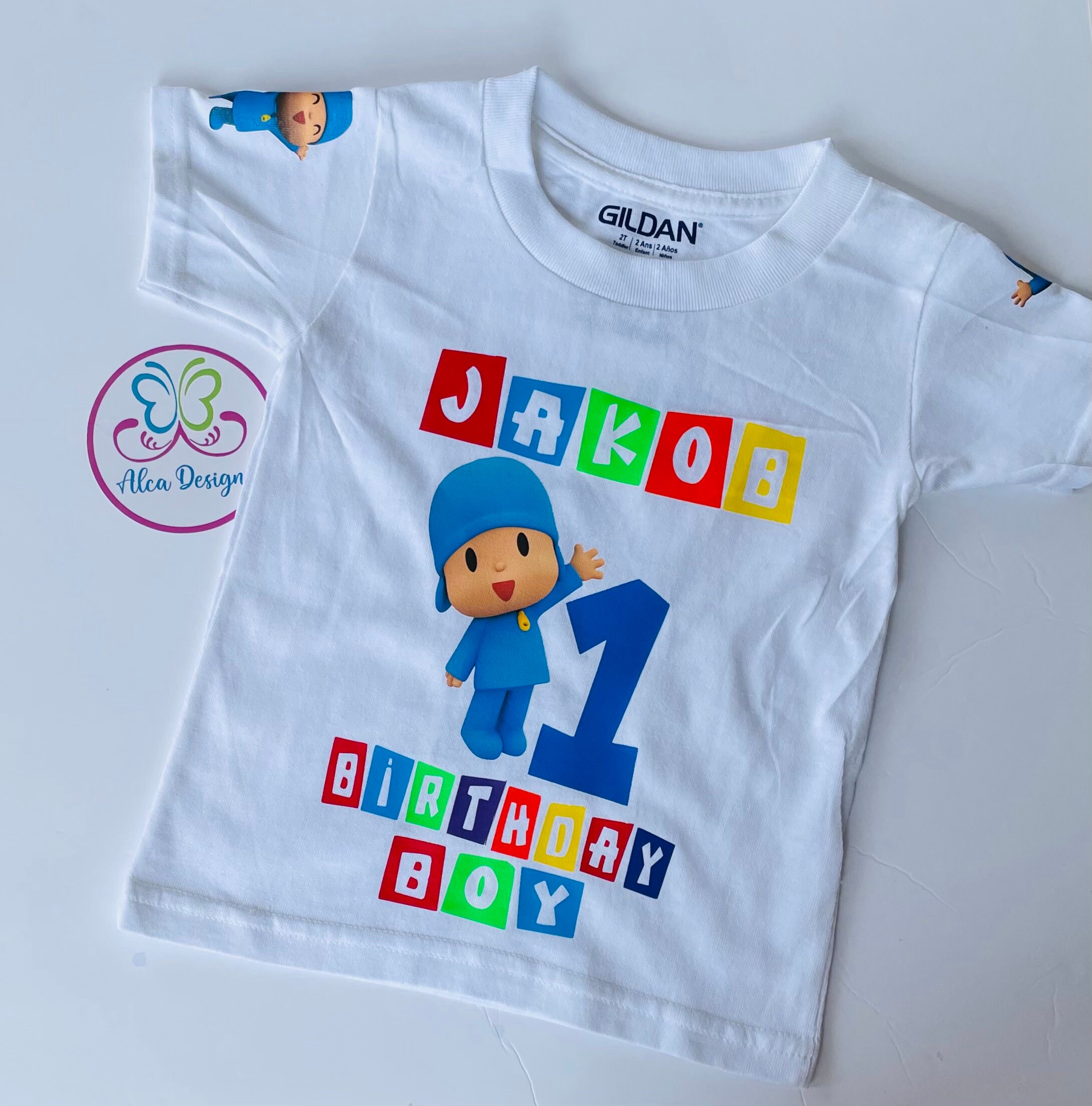 Pocoyo Party Pocoyo Custom Shirts Pocoyo Family Party | Etsy