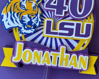 Lsu Birthday Party Decor - Etsy