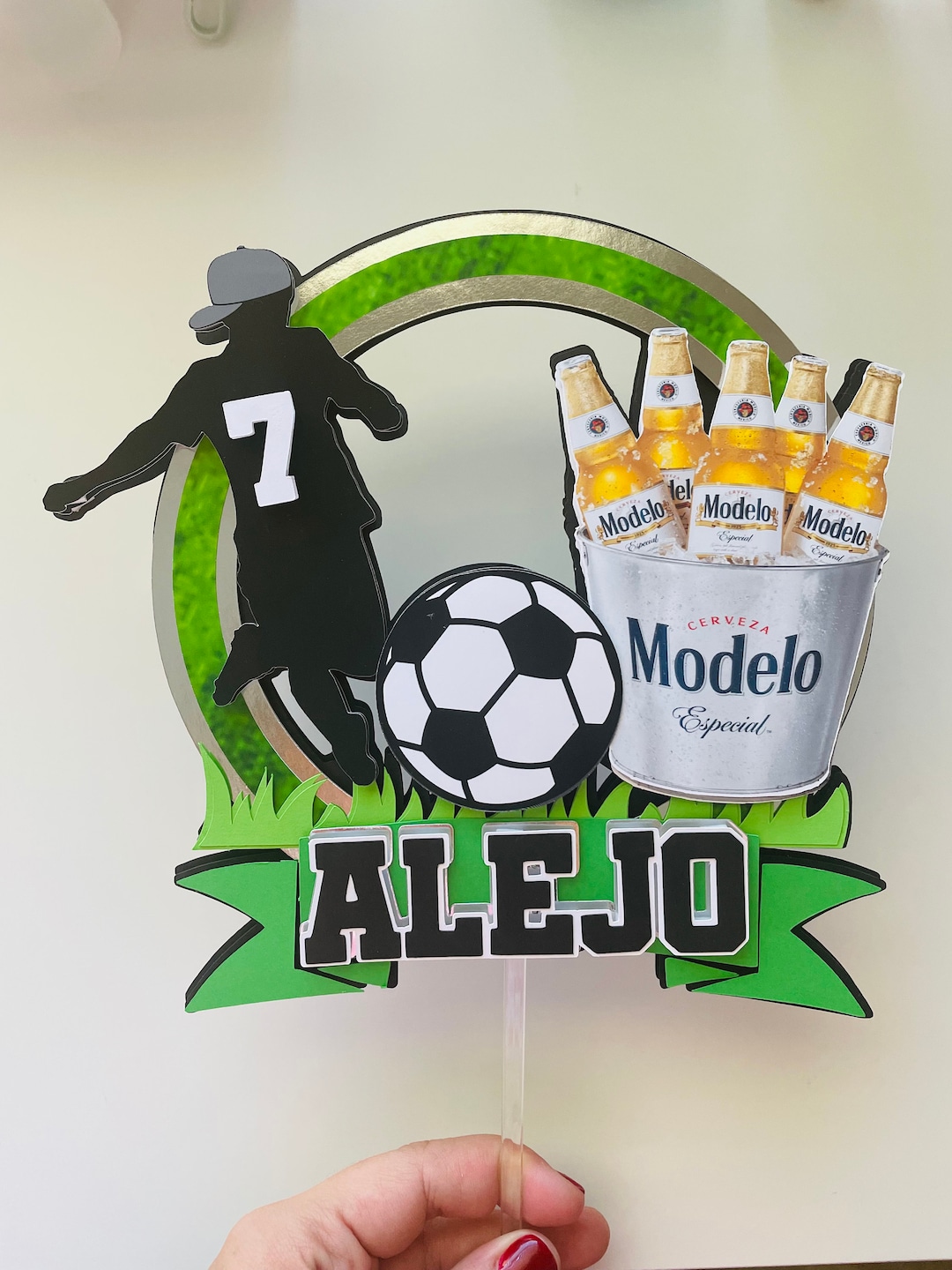 Modelo Beer Party Decor, Modelo Beer Cake Topper, Soccer Party Decor ...