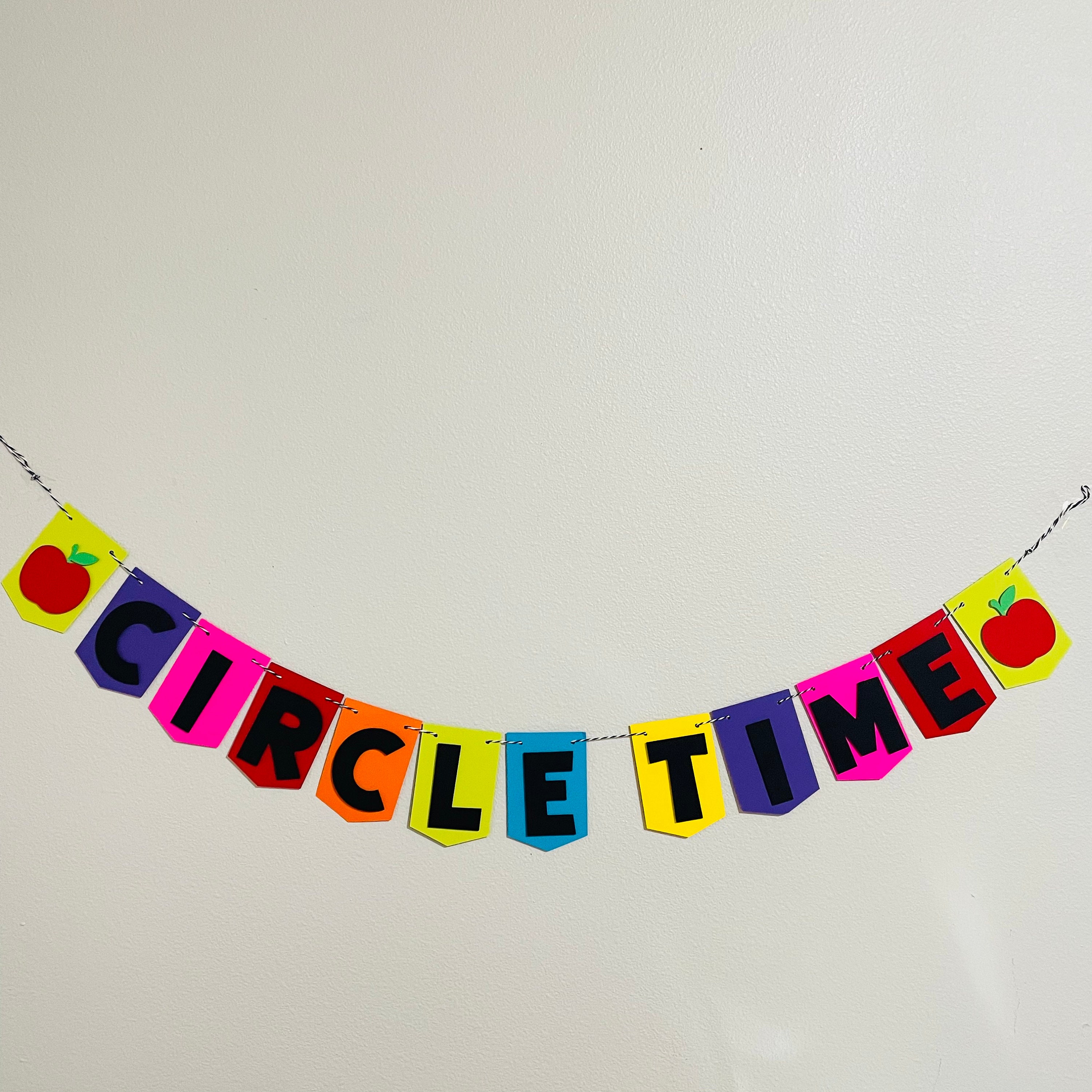 Circle Time Banner Circle Time Garland Classroom Decoration - Etsy