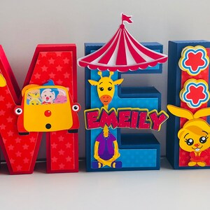 Plim Plim Party Decor Plim Plim 3D Letters Plim Plim - Etsy Canada