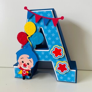 Plim Plim Party Decor, Plim Plim 3D Letters, Plim Plim Birthday Party ...