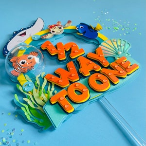 Finding Nemo Cake Topper, Finding Nemo Party Decor, Finding Nemo ...