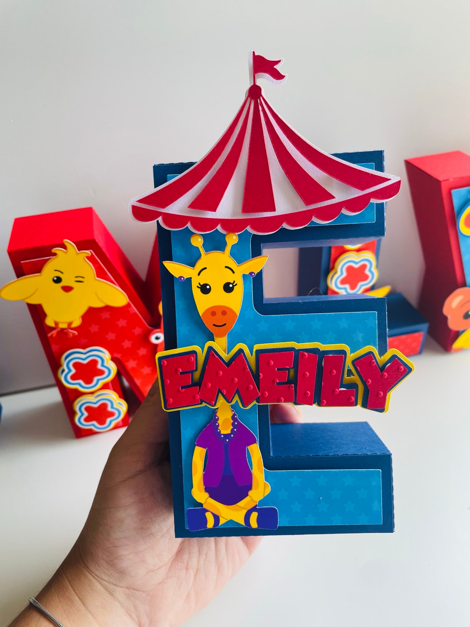 Plim Plim Party Decor Plim Plim 3D Letters Plim Plim - Etsy Canada