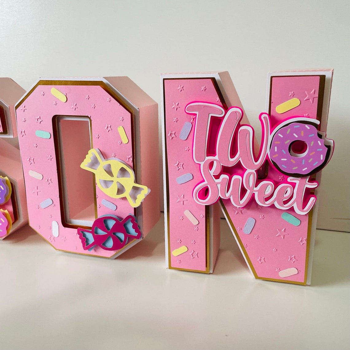 Candyland Party Decor Candyland 3d Letters Candyland Party - Etsy