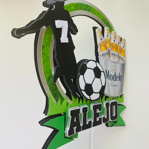 Modelo Beer Party Decor, Modelo Beer Cake Topper, Soccer Party Decor ...