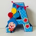 Plim Plim Party Decor, Plim Plim 3D Letters, Plim Plim Birthday Party ...