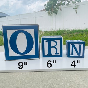 Toy Story Alphabet Blocks: Primary Color Party Decor (6x6 INCHES) - Etsy