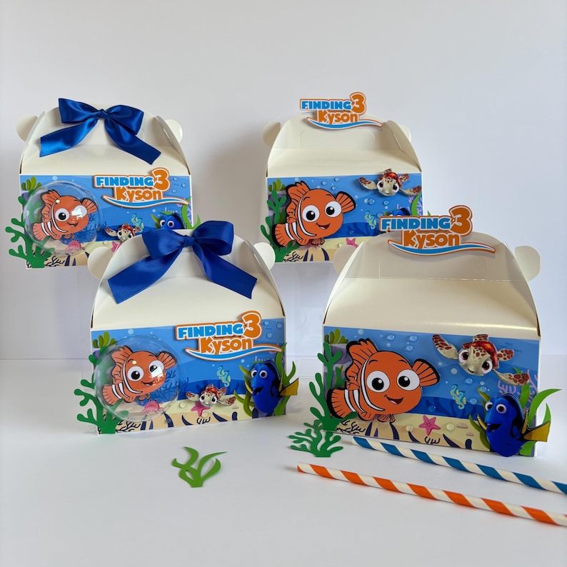 Finding Nemo Gable Box: Custom Birthday Party Favor - Etsy
