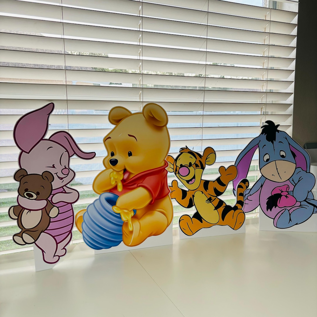Winnie the Pooh Party Cutouts: 10-15 Inch Theme Party Props - Etsy