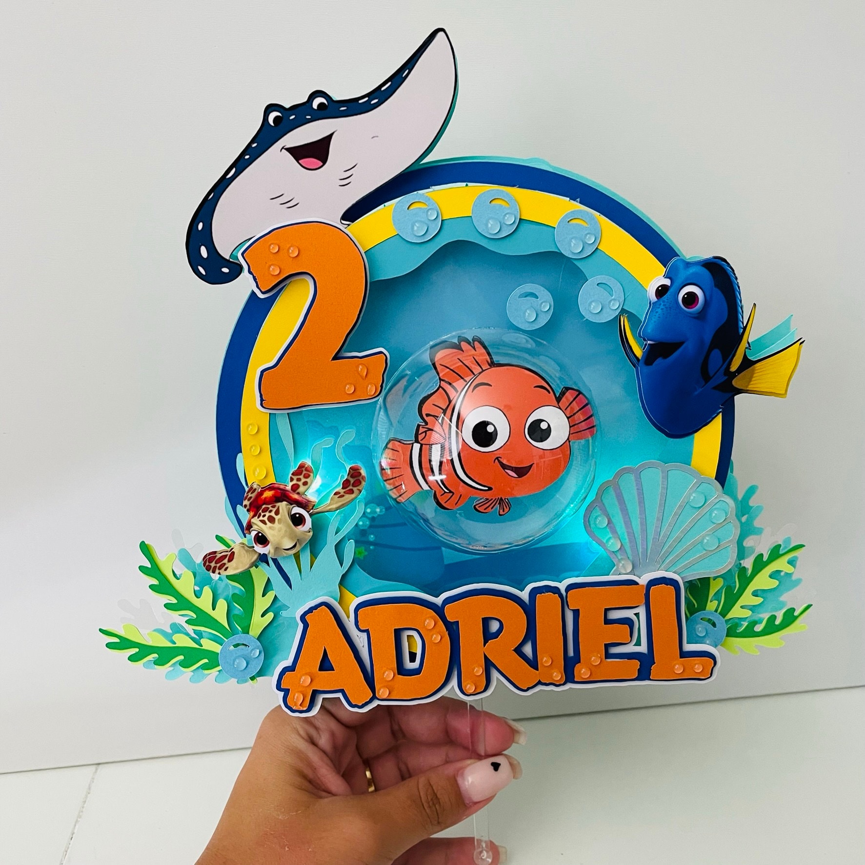 Finding Nemo Cake Topper Finding Nemo Party Decor Finding - Etsy UK
