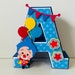 Plim Plim Party Decor, Plim Plim 3D Letters, Plim Plim Birthday Party ...