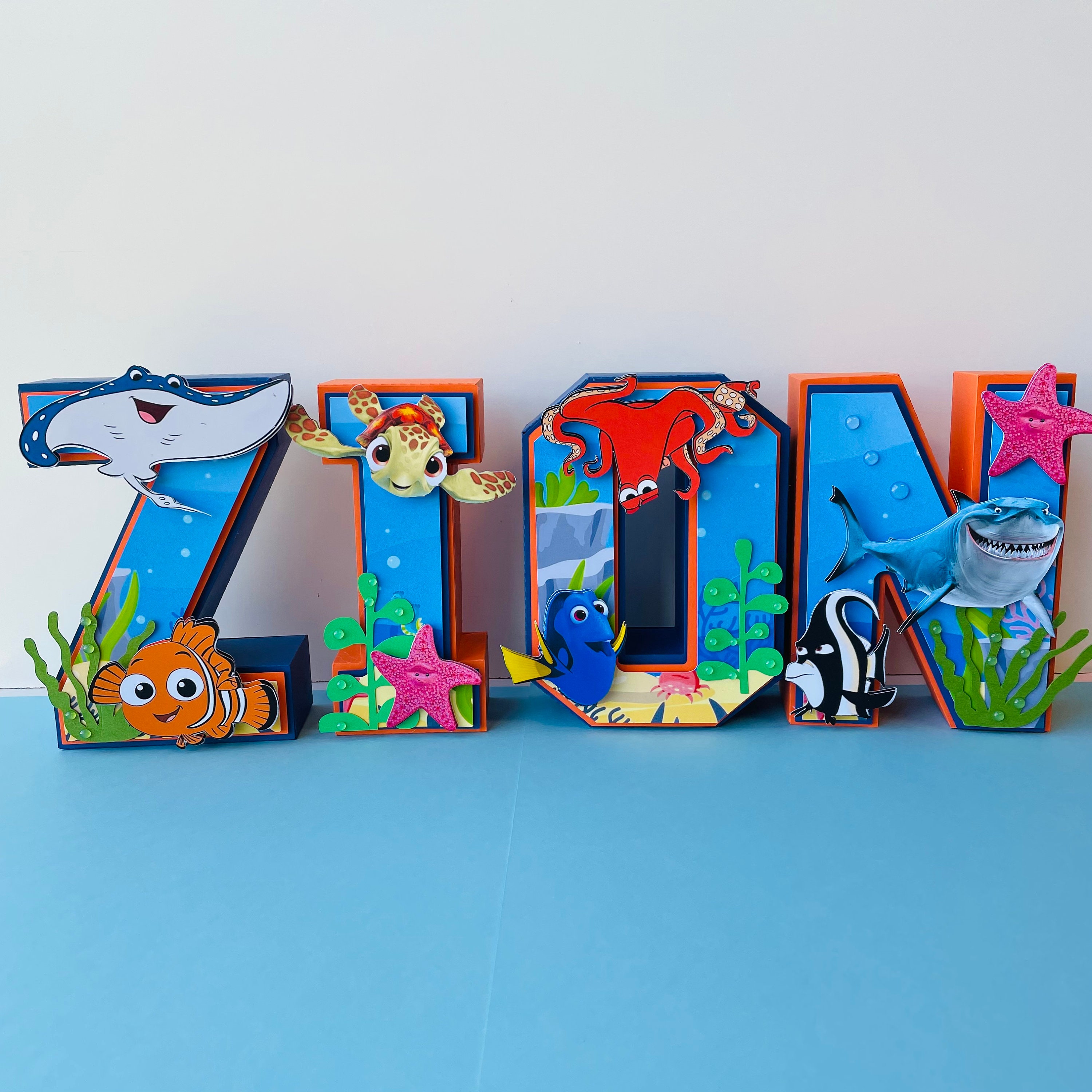 Wind Blown Alphabet Letters