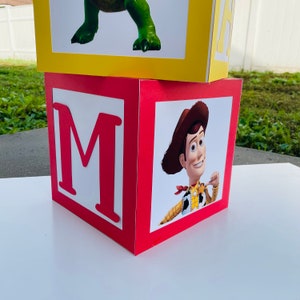 Toy Story ABC Blocks: Party Decor, Birthday Decor (unassembled) - Etsy