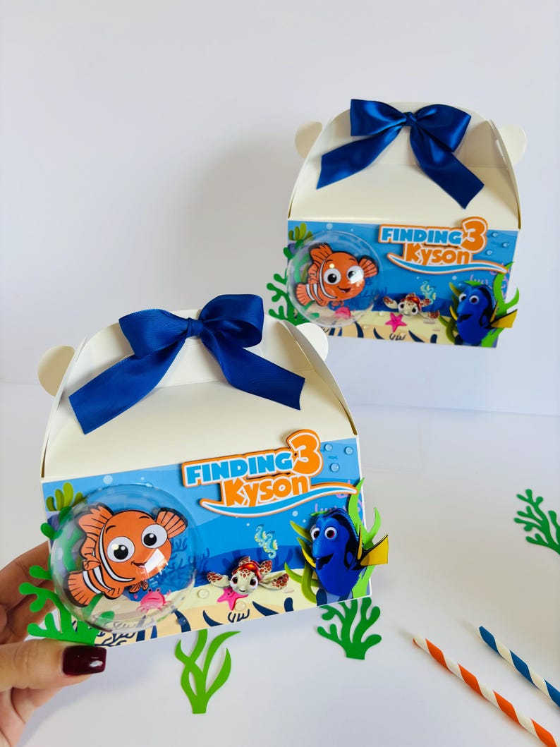 Finding Nemo Gable Box: Custom Birthday Party Favor - Etsy
