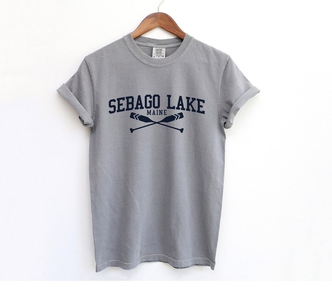 Sebago Lake Maine T-shirt Sebago Lake Comfort Colors Shirt - Etsy