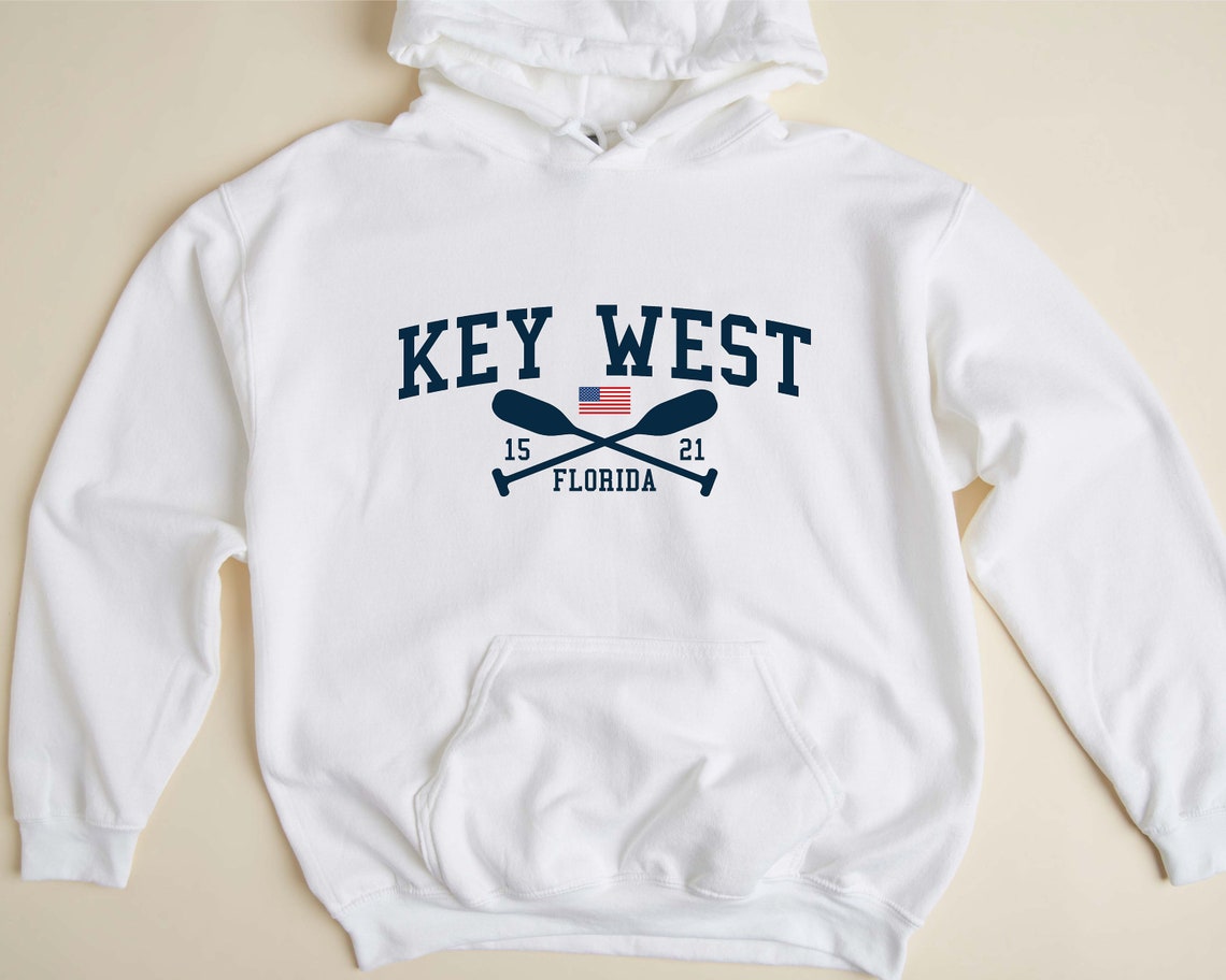 Key West Florida Hooded Sweatshirt Key West Hoodie - Etsy