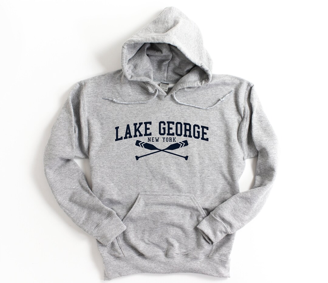 Lake George New York Hooded Sweatshirt Lake George Hoodie - Etsy