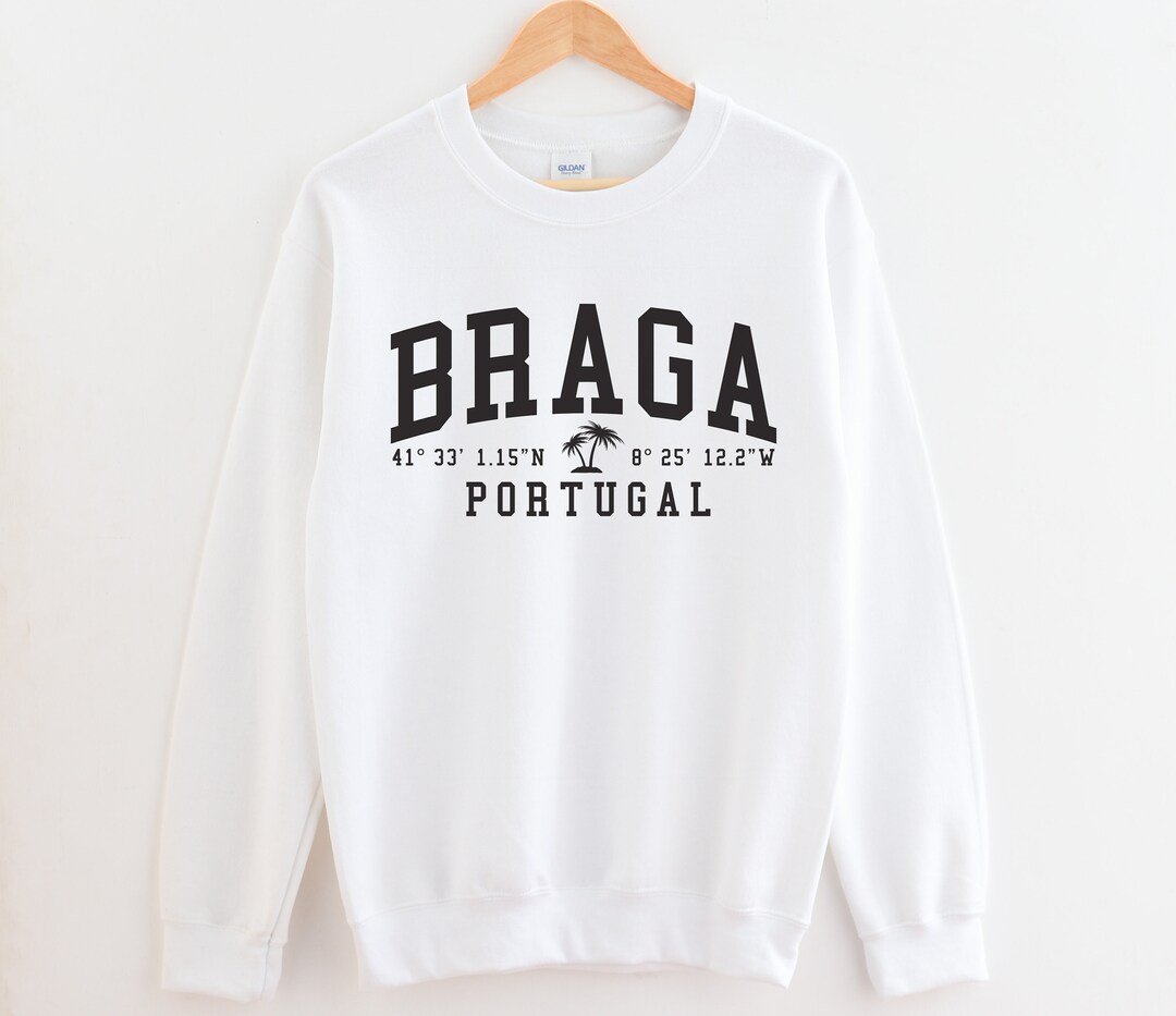 Braga Portugal Crewneck Sweatshirt Braga Crewneck - Etsy