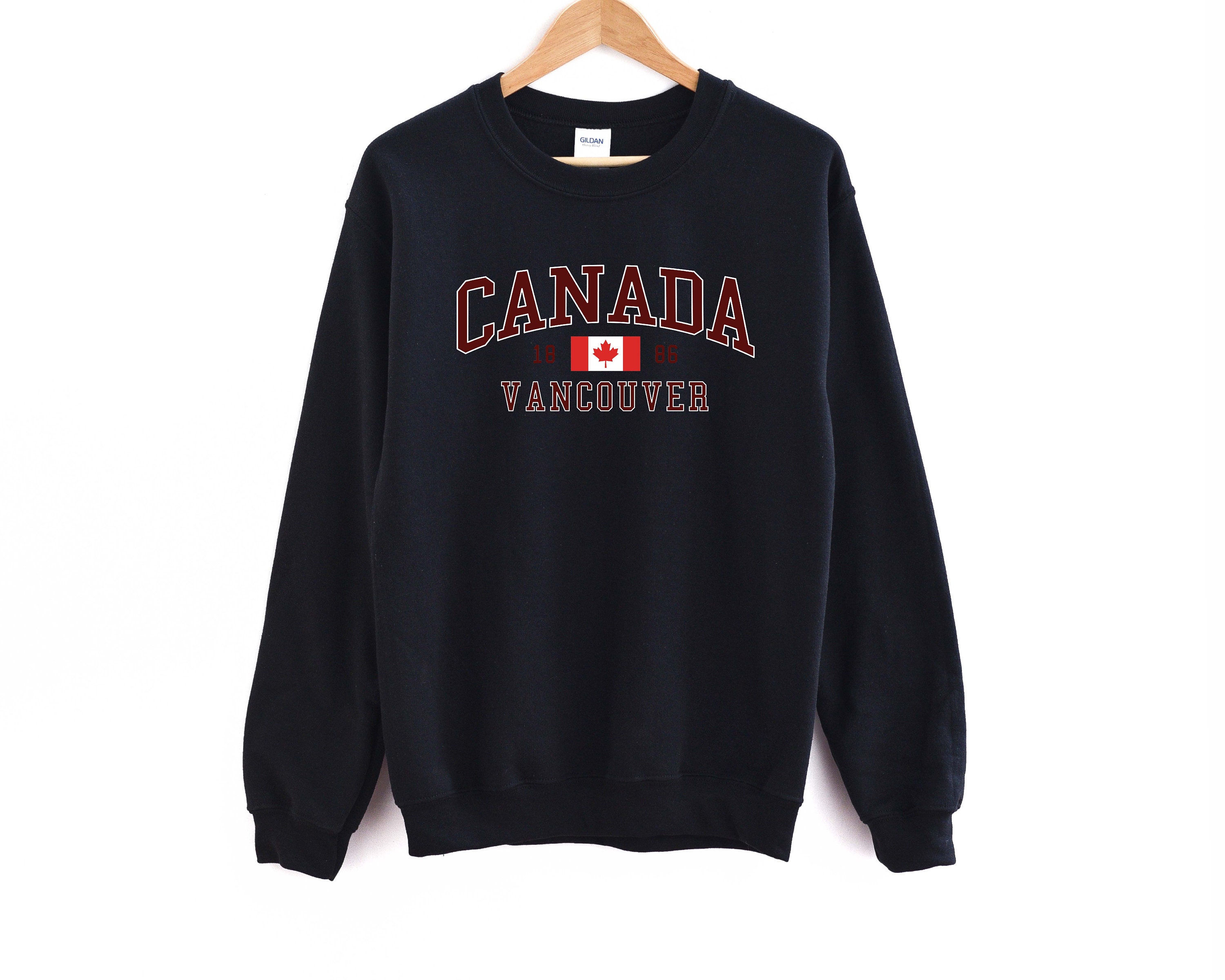 Canada Vancouver Sweatshirt Unisex Canada Crewneck - Etsy België