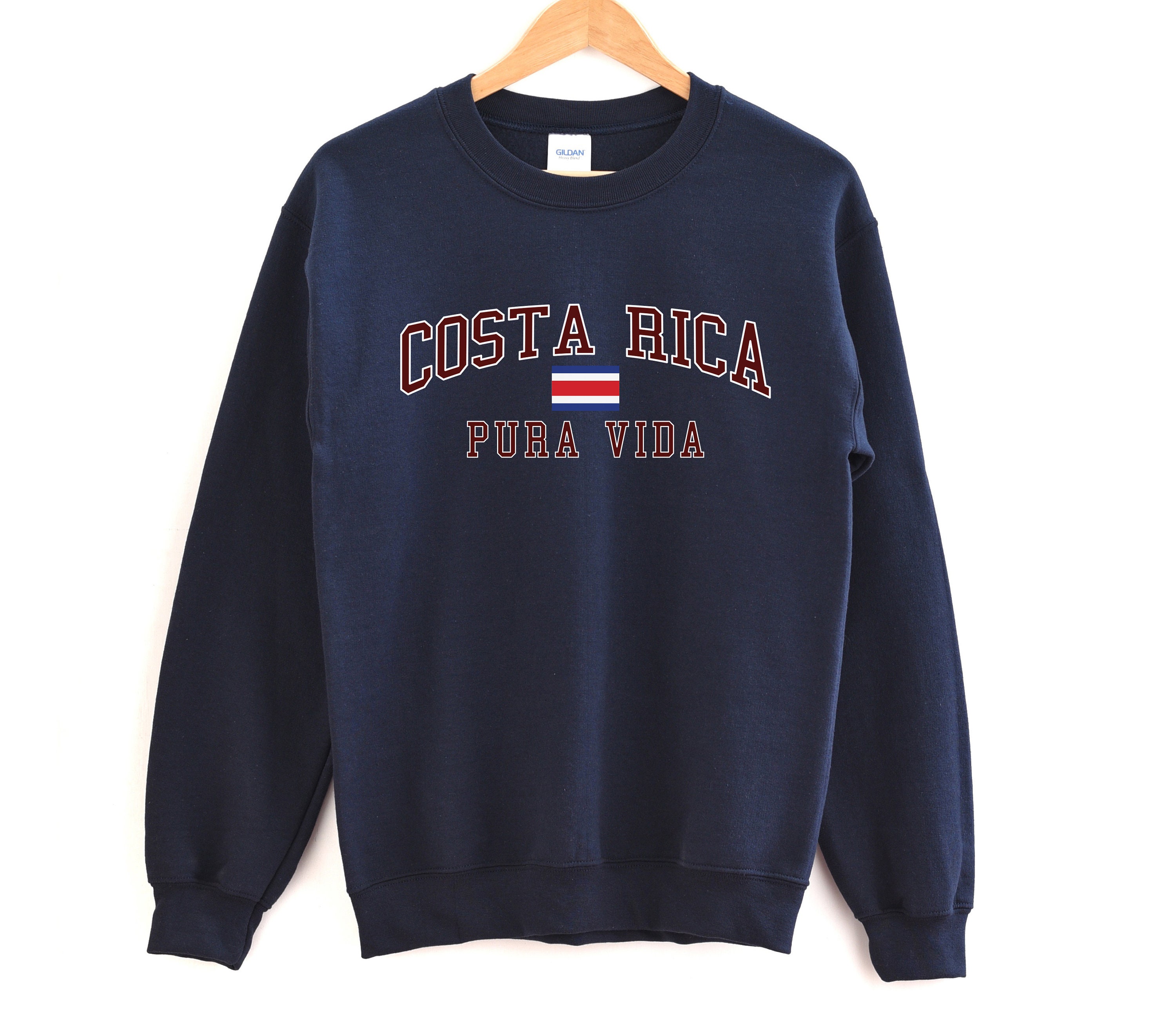 Costa Rica Pura Vida Crewneck Sweatshirt Costa Rica Crewneck - Etsy