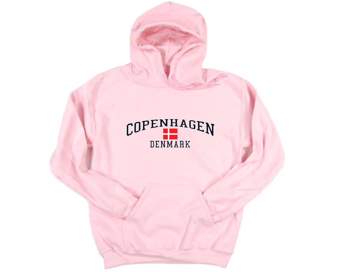 Copenhagen Denmark Hooded Sweatshirt Unisex Copenhagen Hoodie - Etsy