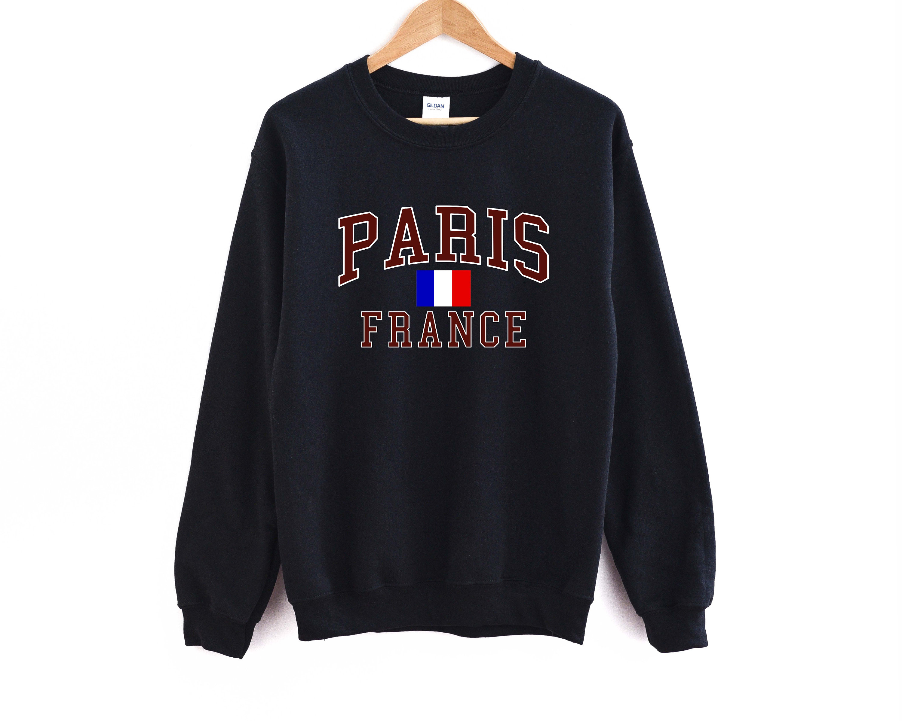 Paris France Sweatshirt Unisex Paris Crewneck - Etsy