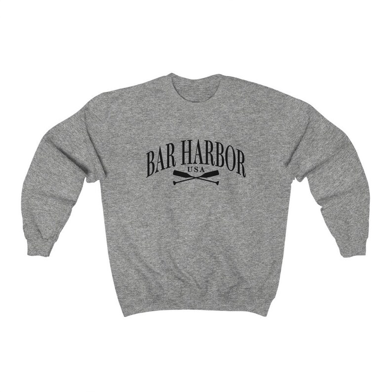 Bar Harbor Maine Sweatshirt Unisex Bar Harbor Crewneck - Etsy