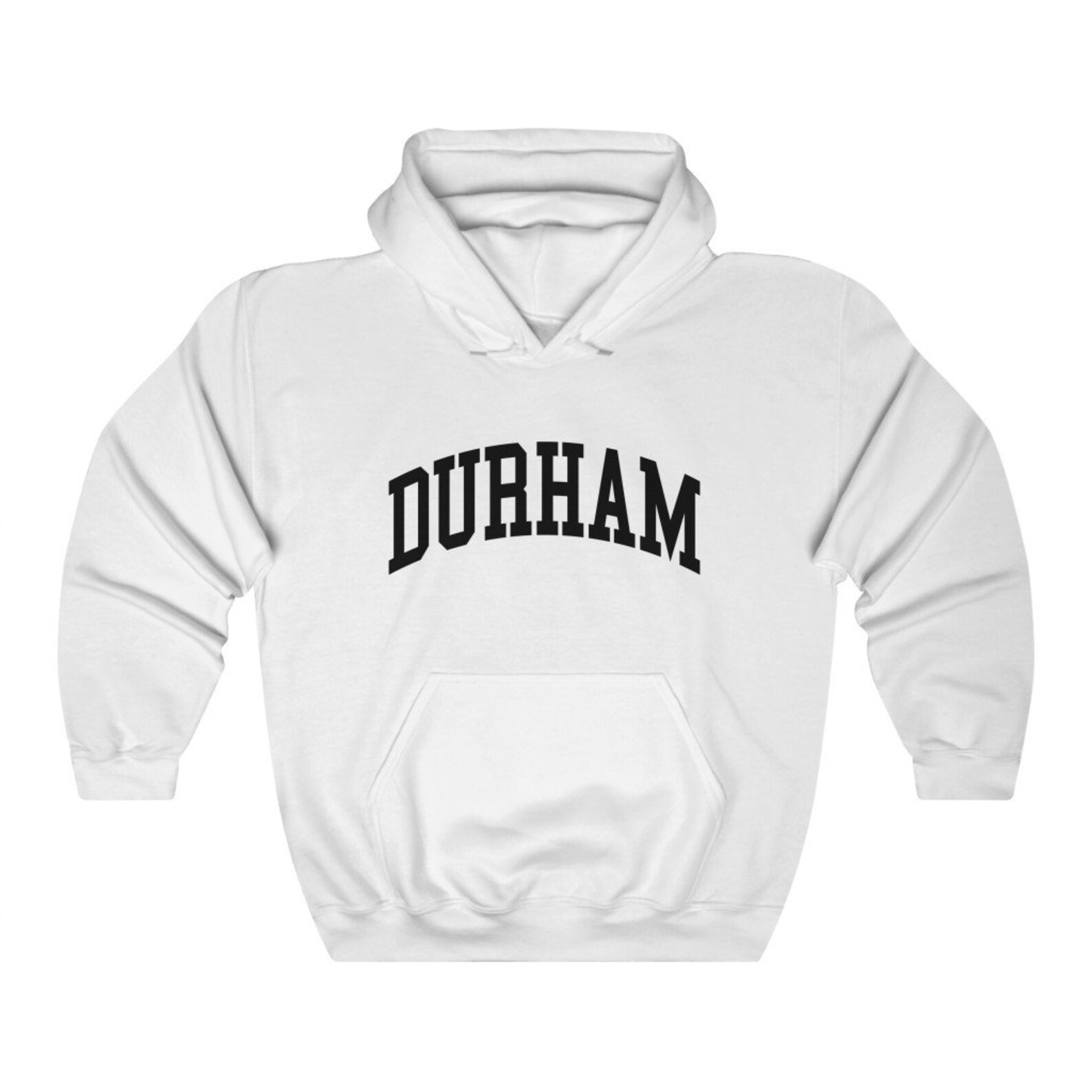 Durham North Carolina Collegiate Style Hoodie Durham Unisex Hooded ...