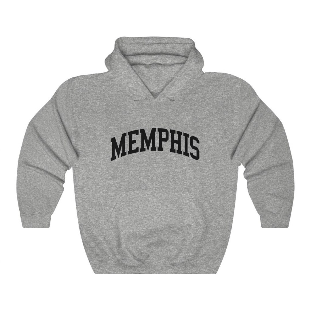 Memphis Tennessee Collegiate Style Hoodie Memphis Unisex Hooded ...