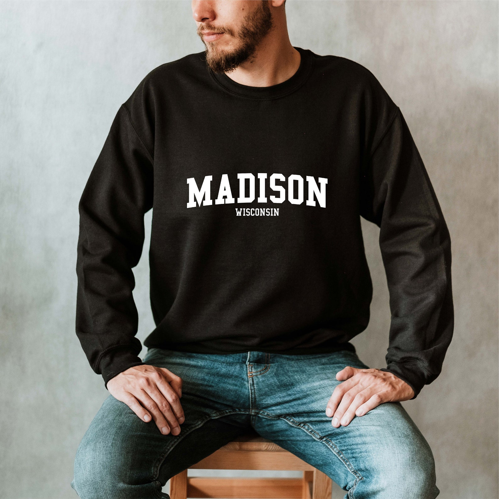 Madison Wisconsin Sweatshirt / Madison Women's Sweatshirt | Etsy